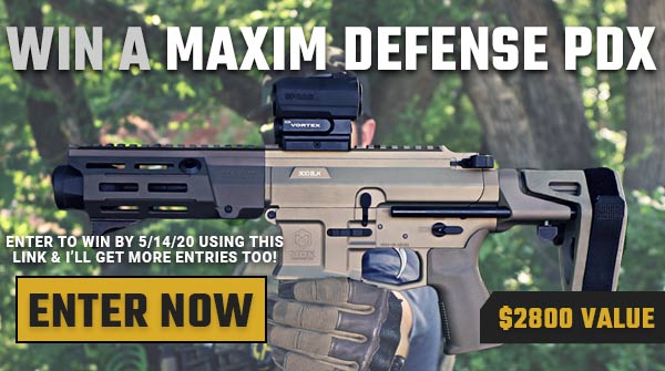 Contest - Win A Maxim Defense PDX Pistol w/ Vortex Sparc AR Optic