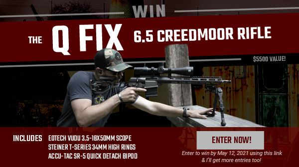 Contest - Win The Fix by Q Rifle w/ EOTech Vudu Scope